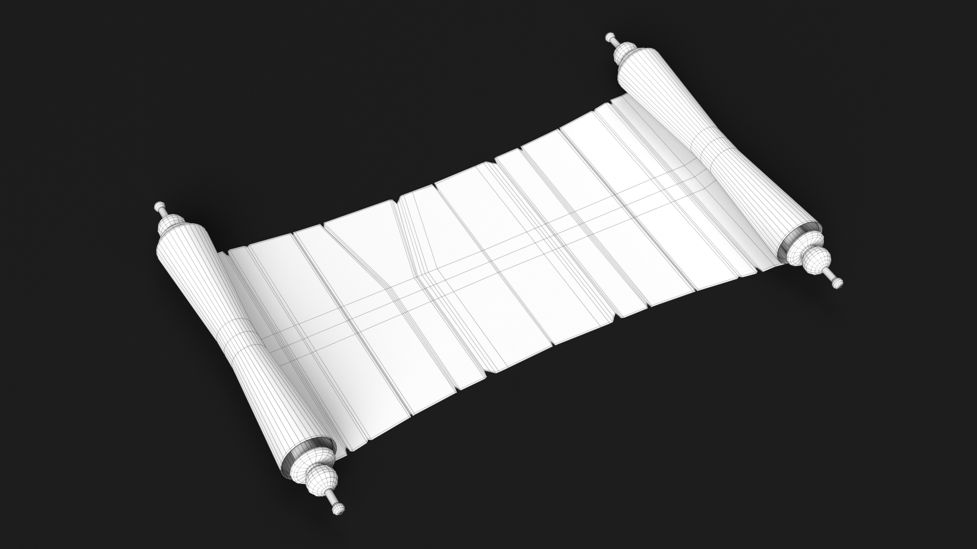 3D scroll pbr polys - TurboSquid 1576892