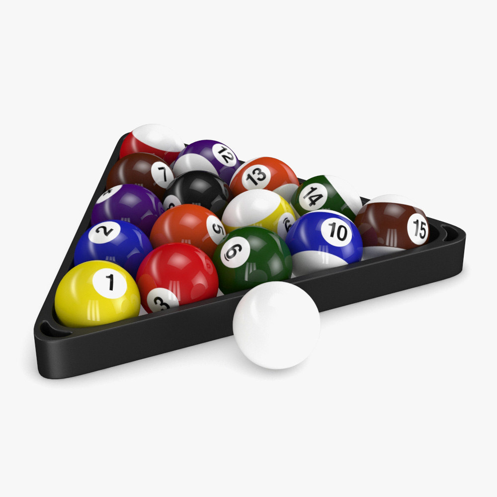 Billiard Balls 3D-Modell - TurboSquid 1576956