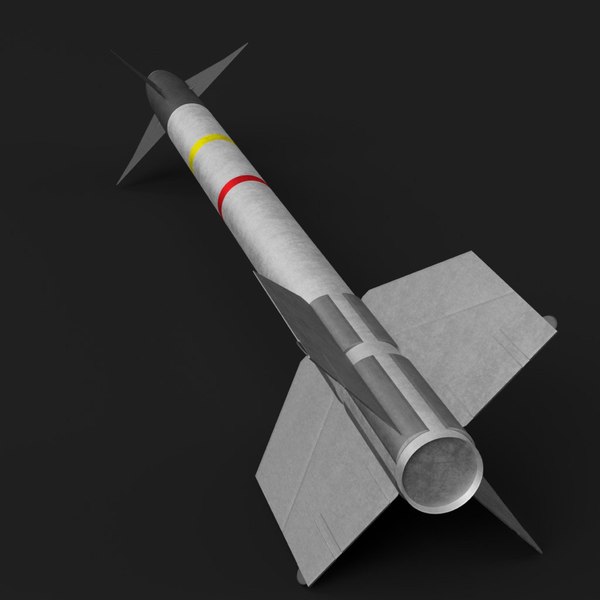 aim-9l sidewinder aam air-to-air 3d 3ds