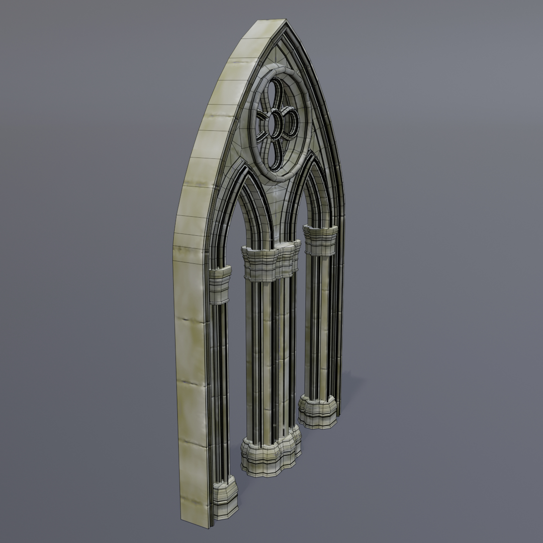 Gothic arch 3D - TurboSquid 1577213