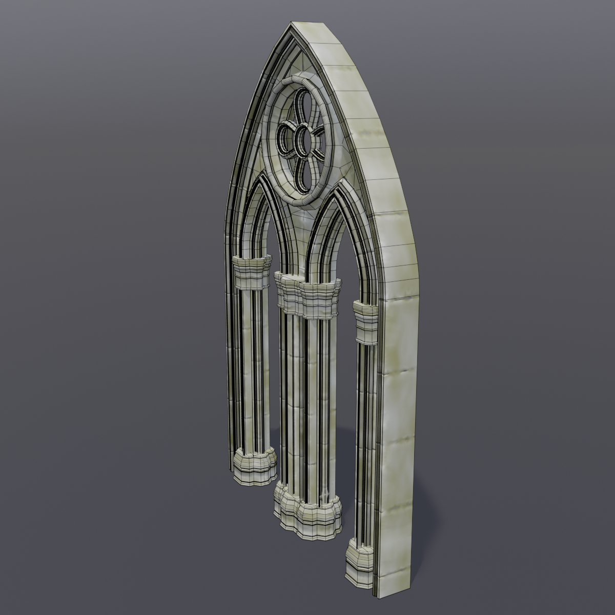 Gothic arch 3D - TurboSquid 1577213