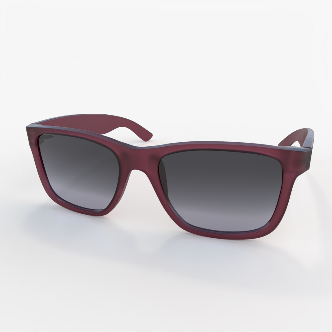 3D classic plastic sunglasses model - TurboSquid 1577341
