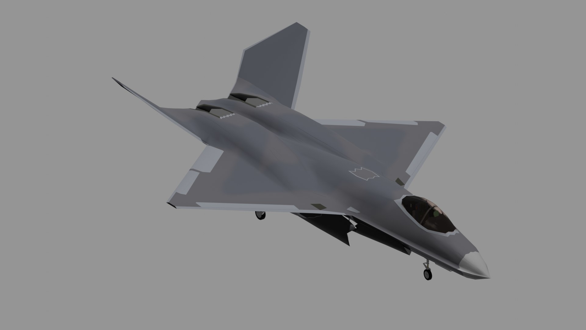 3D f-23 black widow model - TurboSquid 1577309