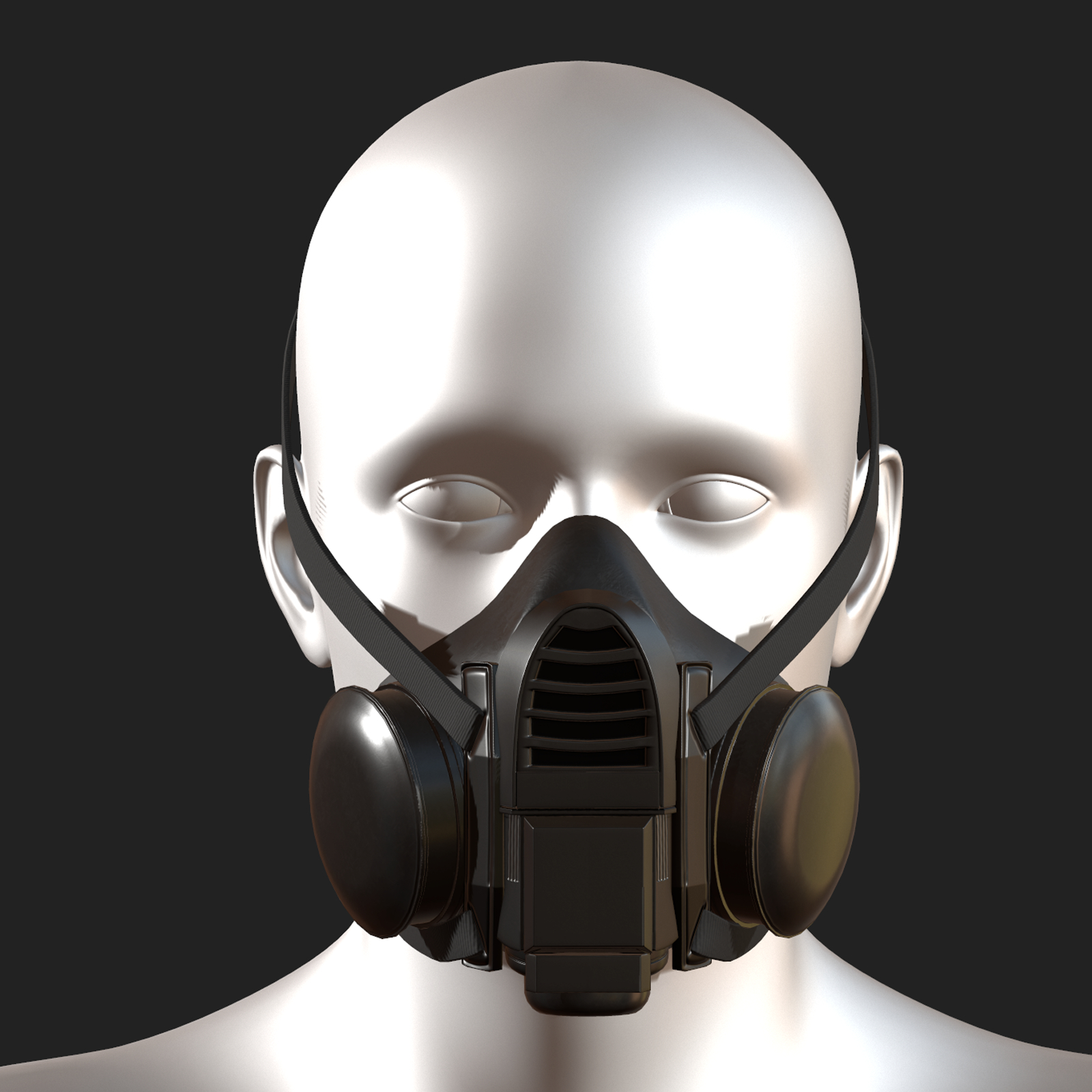 3D model gas mask - TurboSquid 1577442