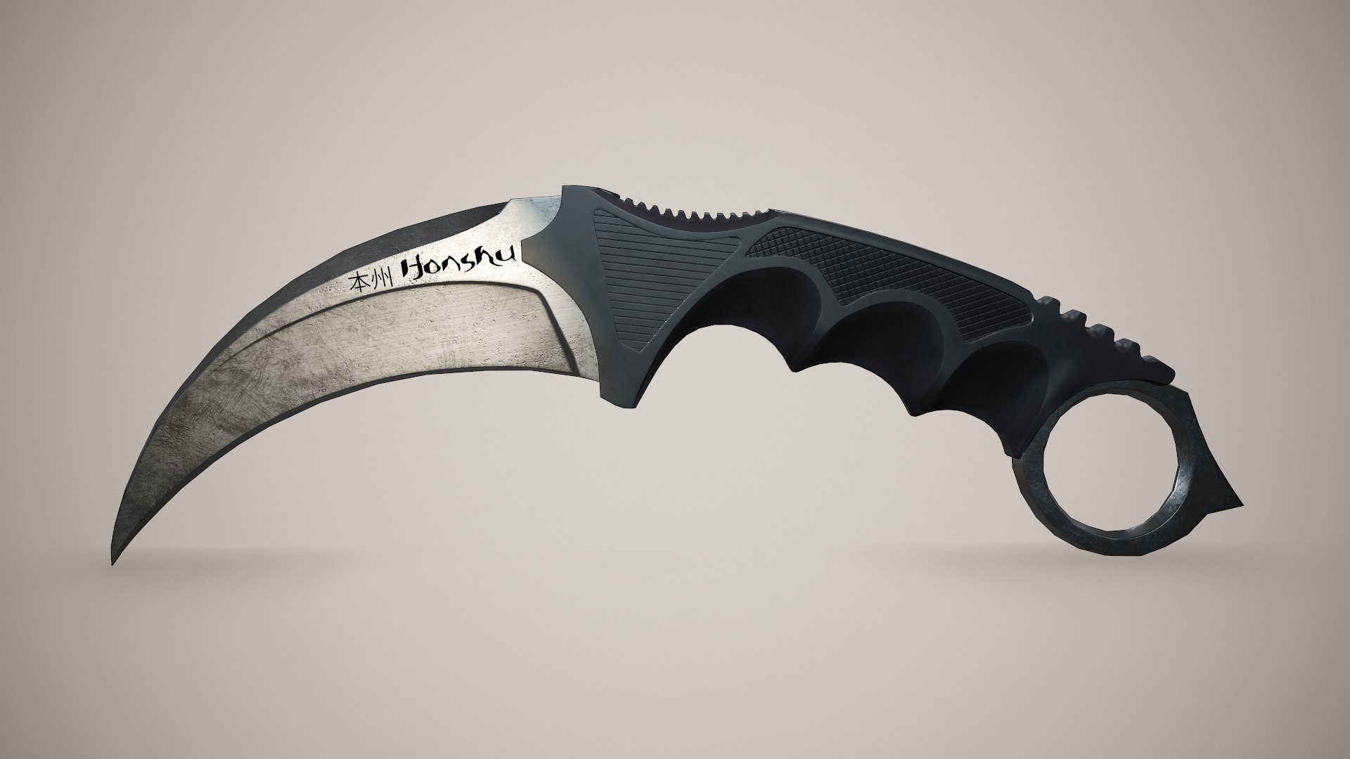 modèle 3D de Honshu Classic Karambit Prêt pour le jeu PBR - TurboSquid ...