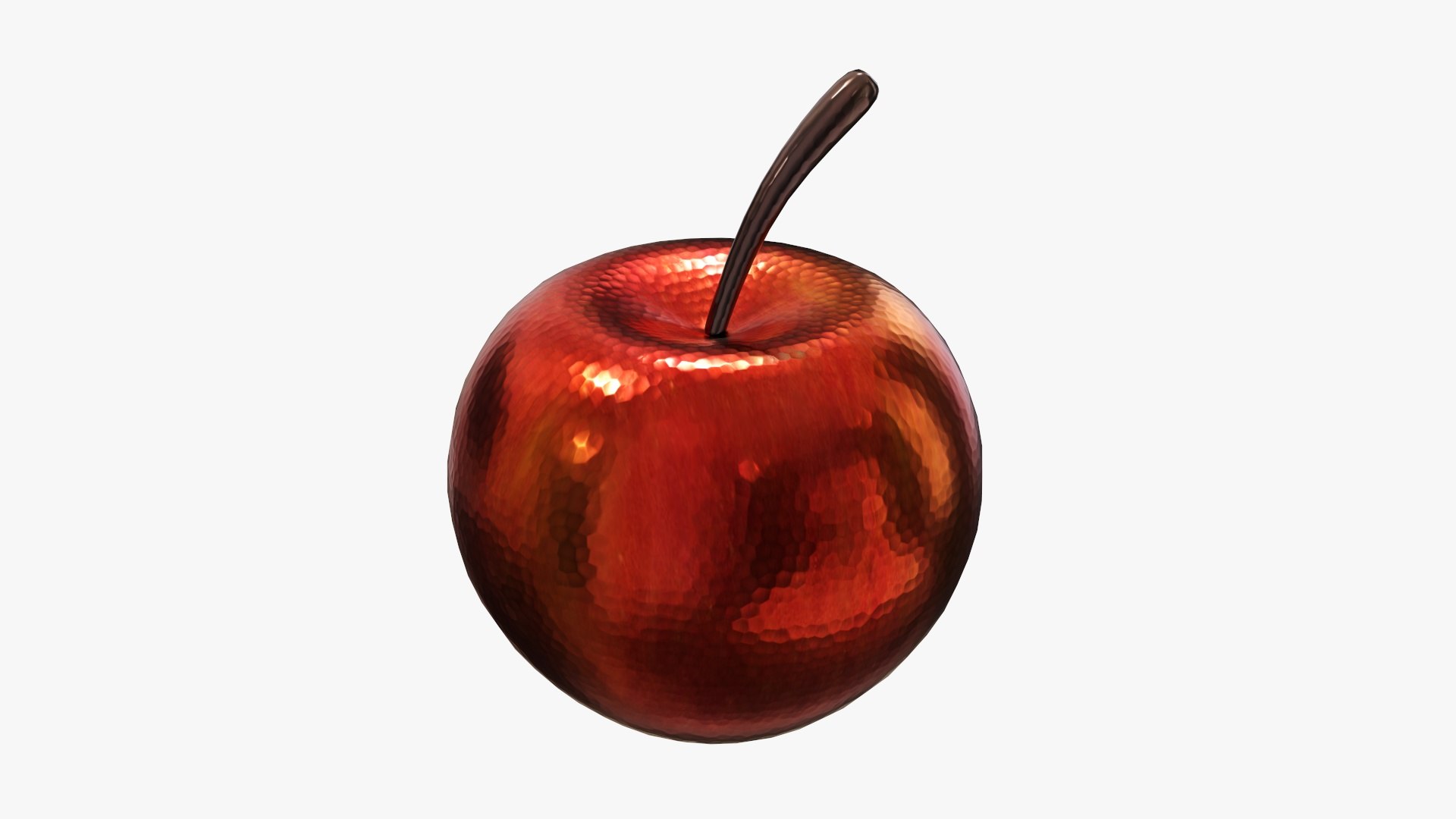 Cartoon apple fruit 3D model - TurboSquid 1577728