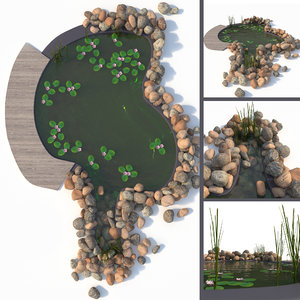 Pond 3D Models for Download | TurboSquid