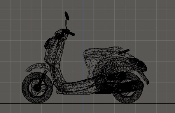 3D scooty colourful rigged - TurboSquid 1577964