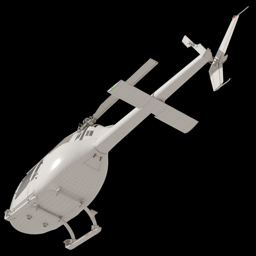 Bell 505 jet ranger 3D model - TurboSquid 1578103
