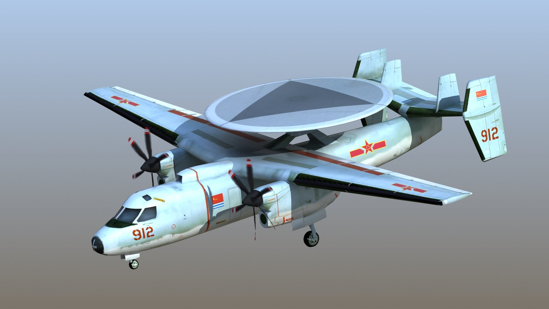 KJ-600 AWACs 3D-Modell - TurboSquid 1578047