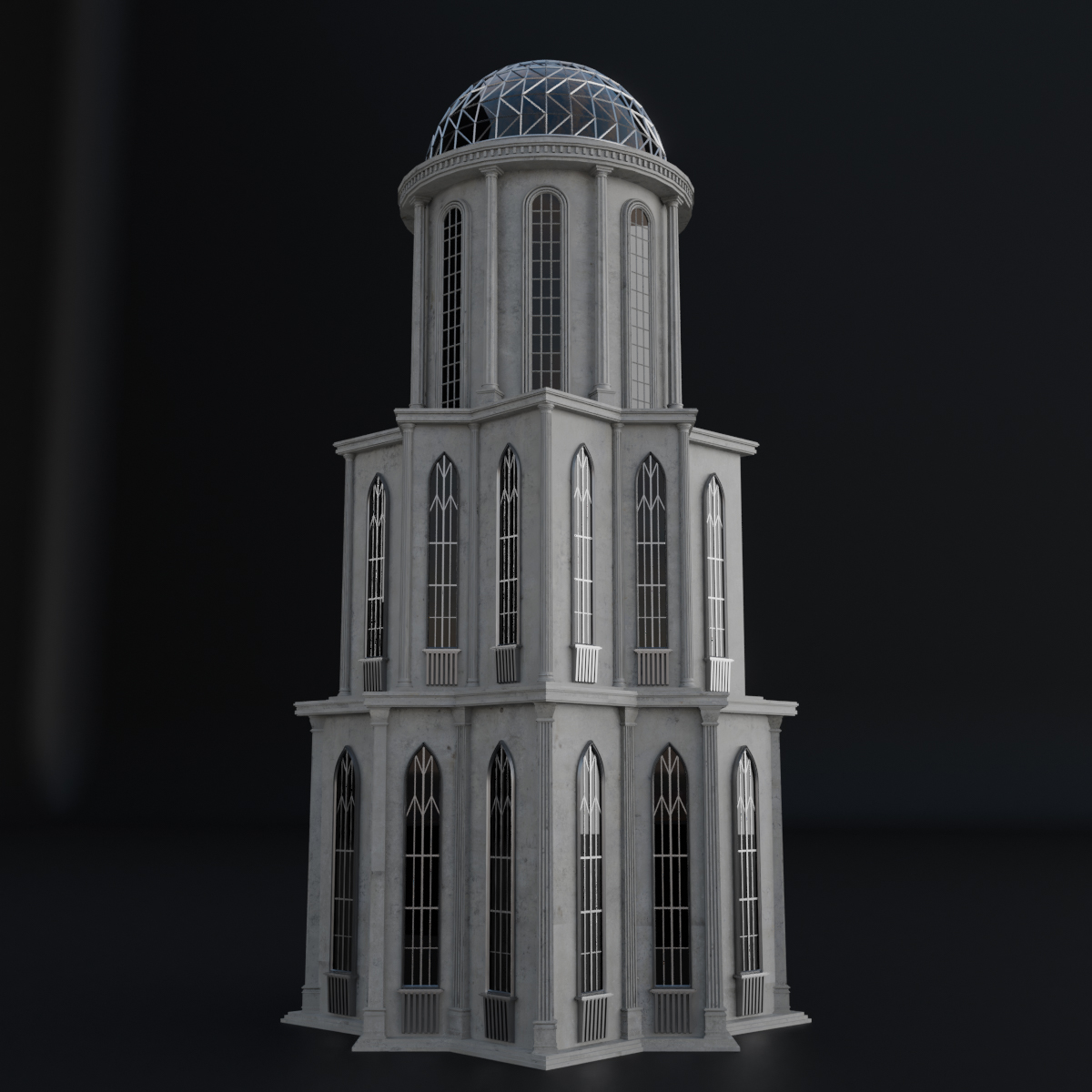 STEAMPUNK SCIFI CLASSIC ANTIGO EDIFÍCIO Modelo 3D - TurboSquid 1573683