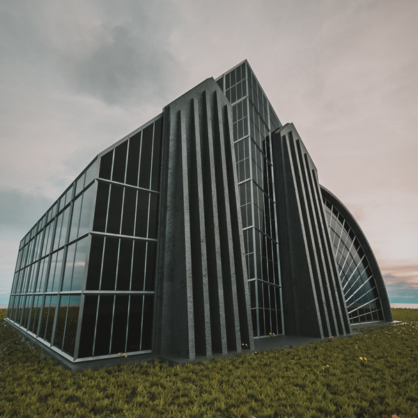 modelo 3d EDIFICIO CLÁSICO SCIFI STEAMPUNK - TurboSquid 1573662