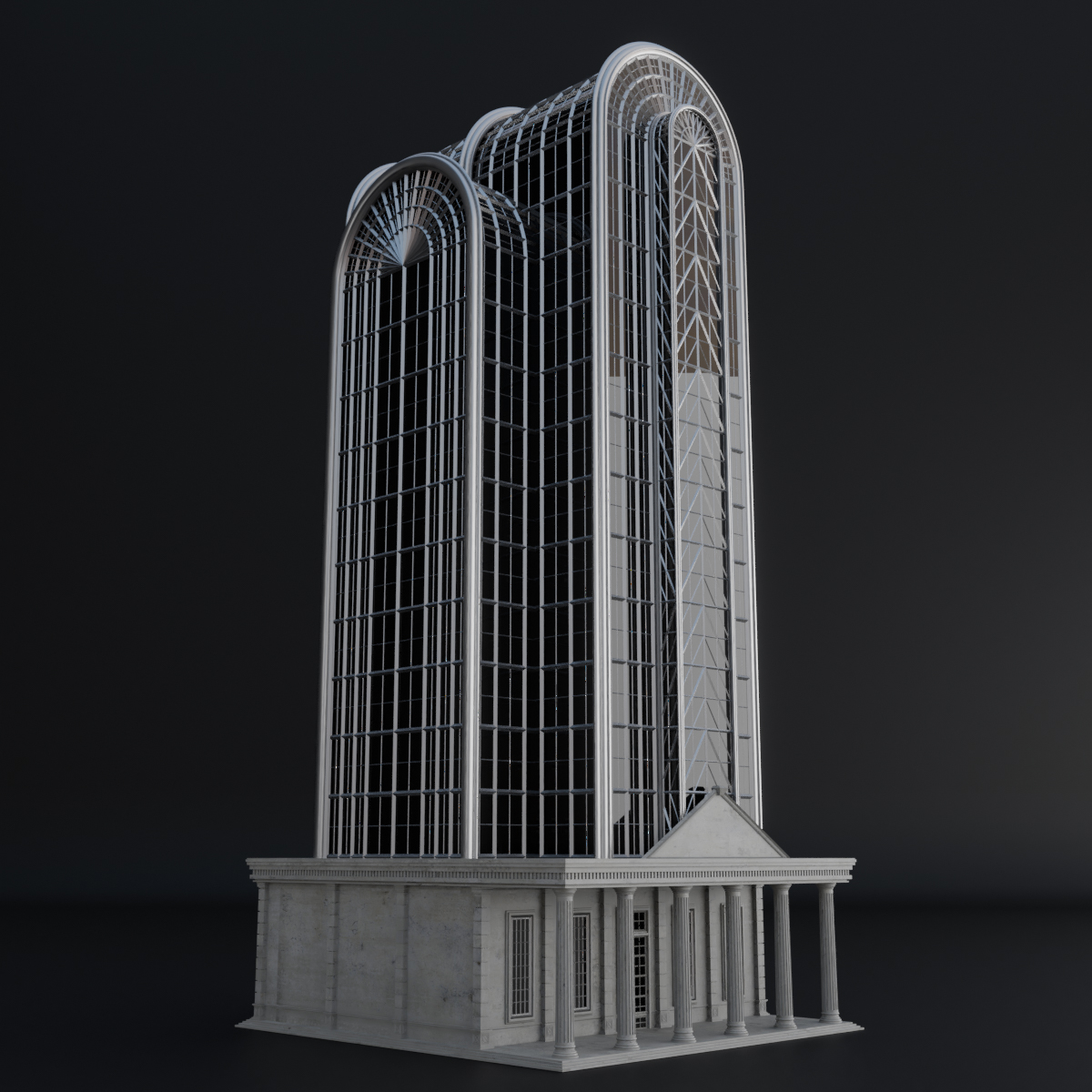 3D model steampunk building pbr - TurboSquid 1573673