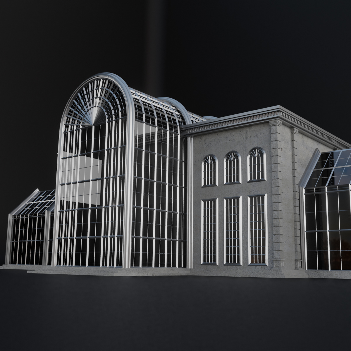 3D model scifi steampunk building architectural - TurboSquid 1573653