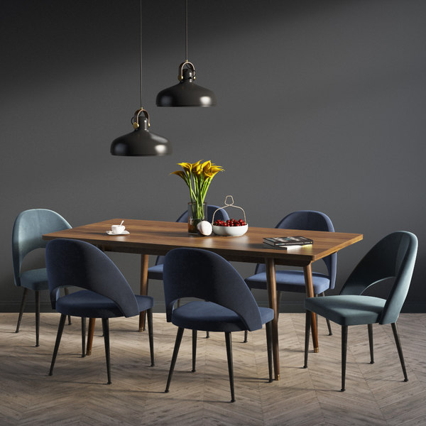 Dinning set 03 chair 3D model - TurboSquid 1570508