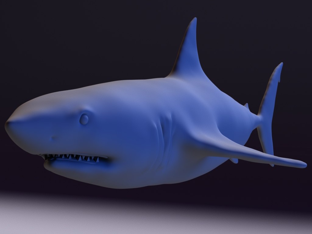 3D shark model - TurboSquid 1578556