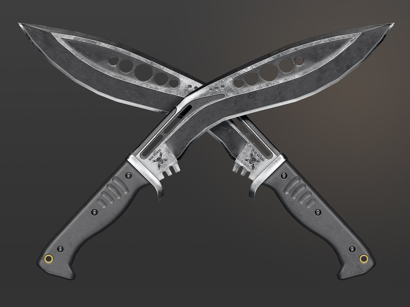 M48 kukri knife 3D model - TurboSquid 1578602