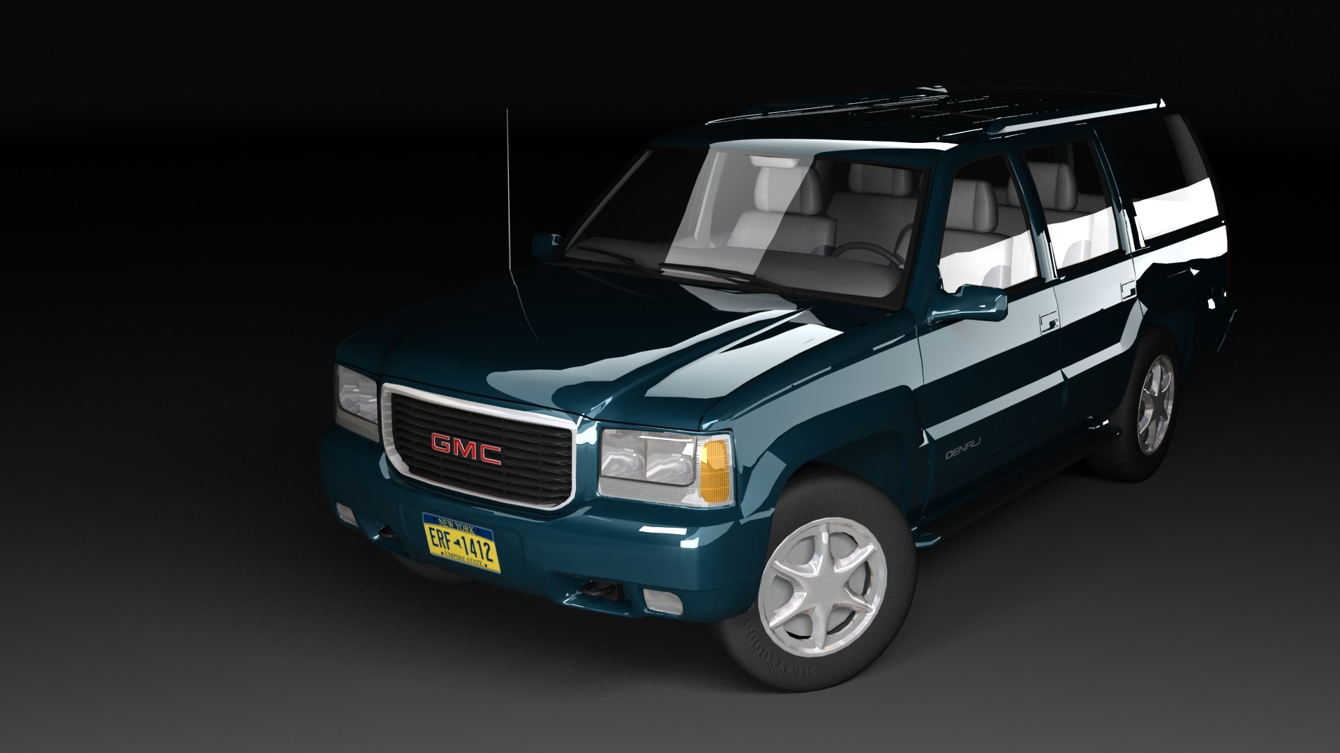 1998 GMC Yukon Denali Modelo 3D - TurboSquid 1578883