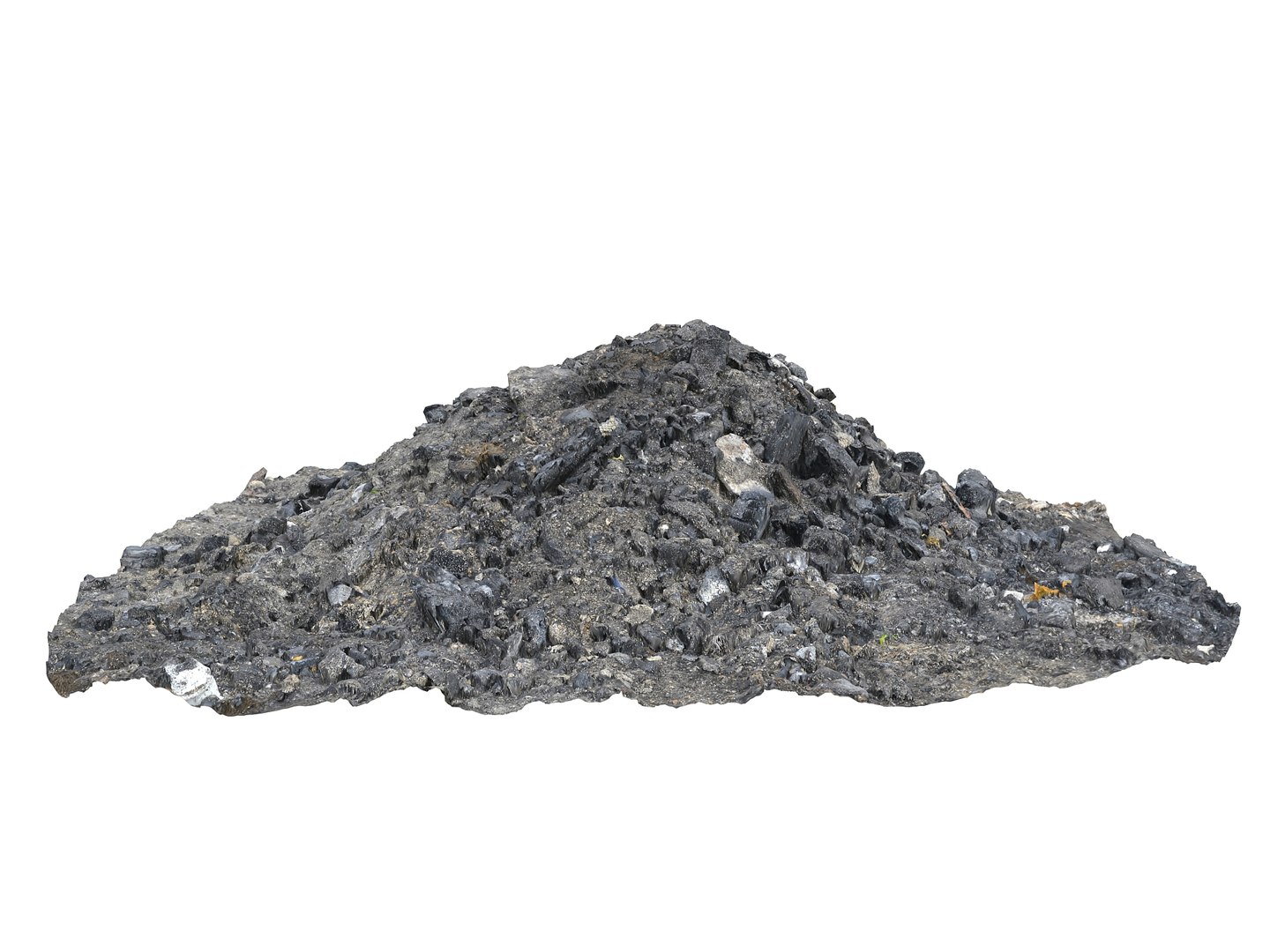 Burned ground rubble 3D model - TurboSquid 1578942