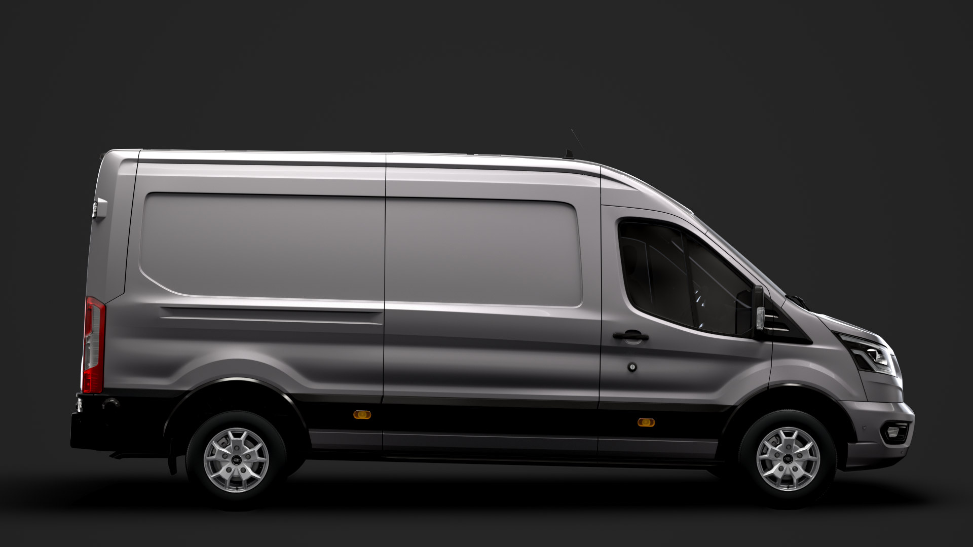 Ford Transit Van 350 L3H2 Limited 2020 3D-Modell - TurboSquid 1579048
