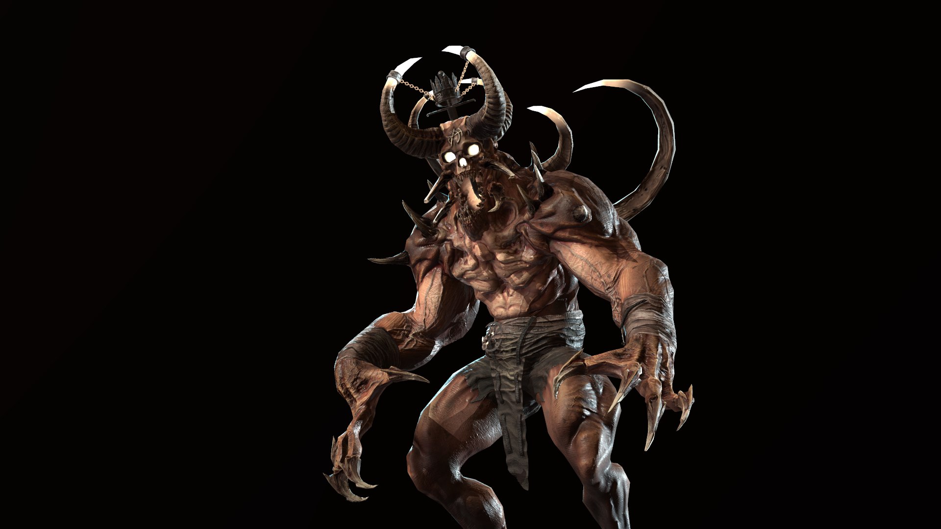 Character demon 3D model - TurboSquid 1579018