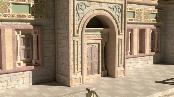 3D arabic palace architectural model - TurboSquid 1575741
