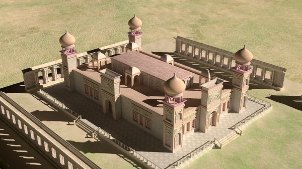 3D arabic palace architectural model - TurboSquid 1575741