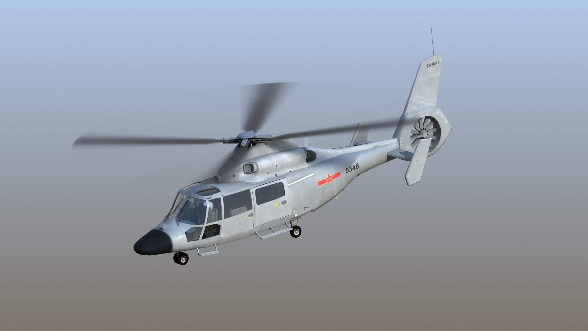 3D model z-9c haitun helicopter - TurboSquid 1579057
