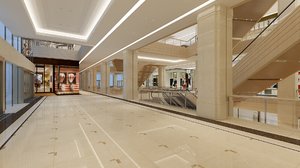 3d shopping mall model