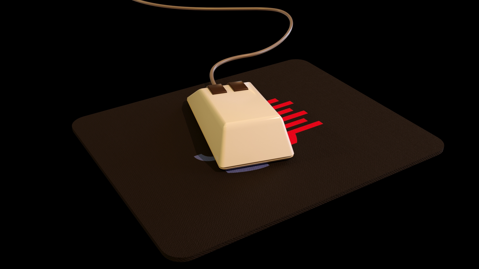 Modello 3D Vecchio mouse per PC - TurboSquid 1541458