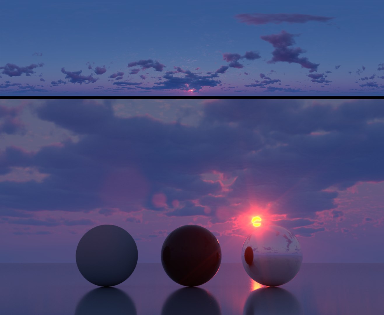 Texture PNG dusk sunset sun