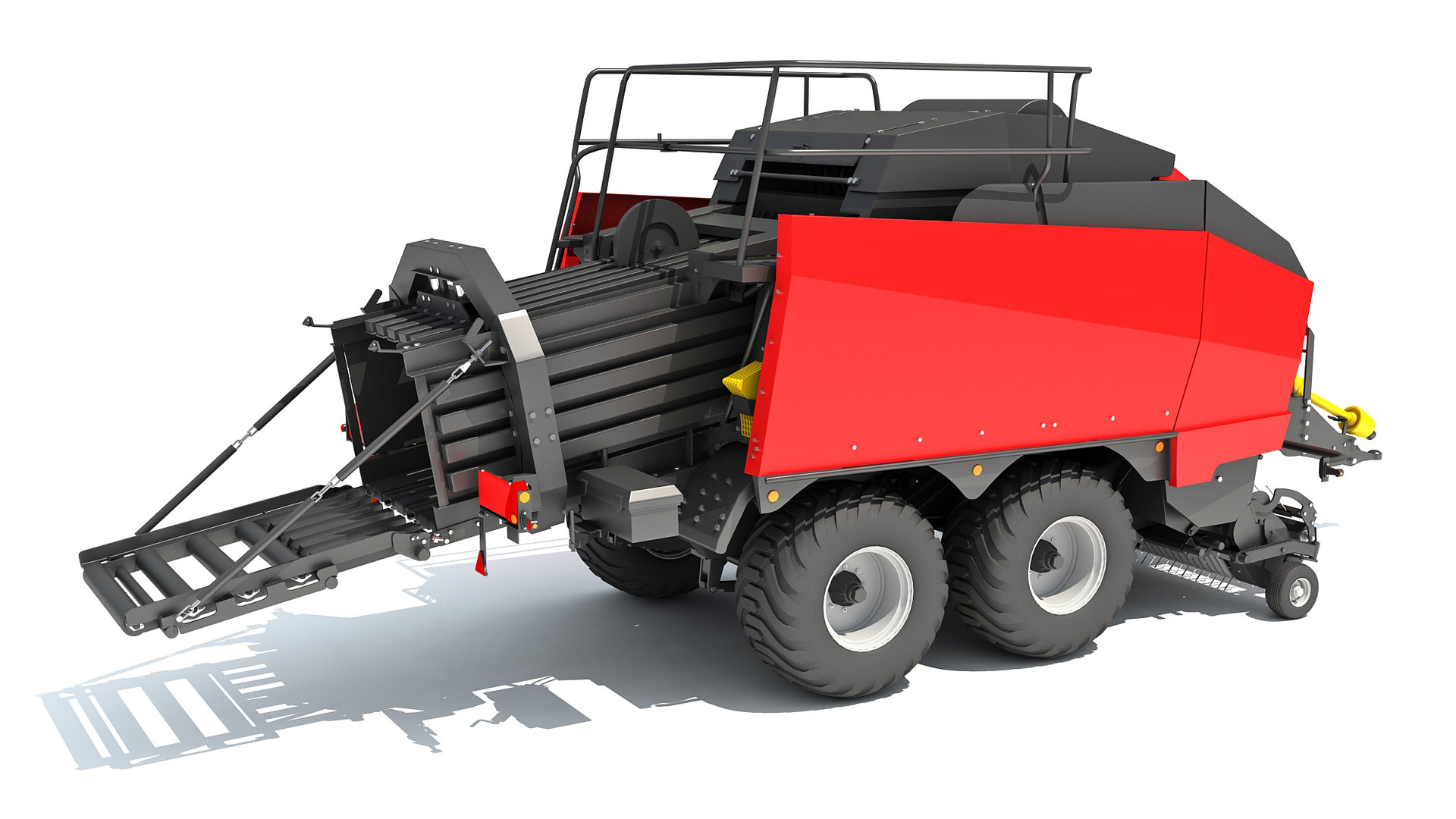Large square baler 3D model - TurboSquid 1579195
