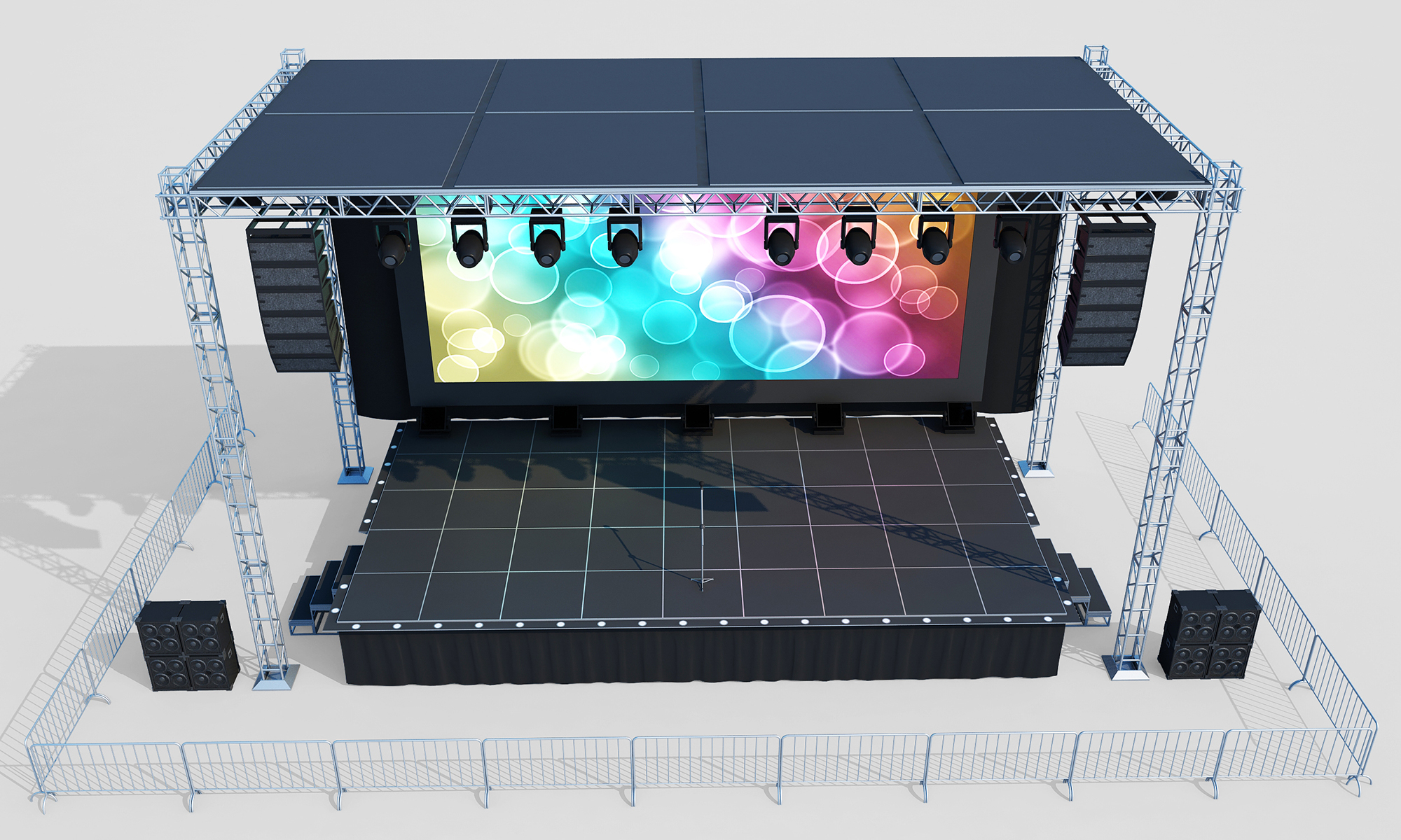 Palco de concerto Modelo 3D - TurboSquid 1579309
