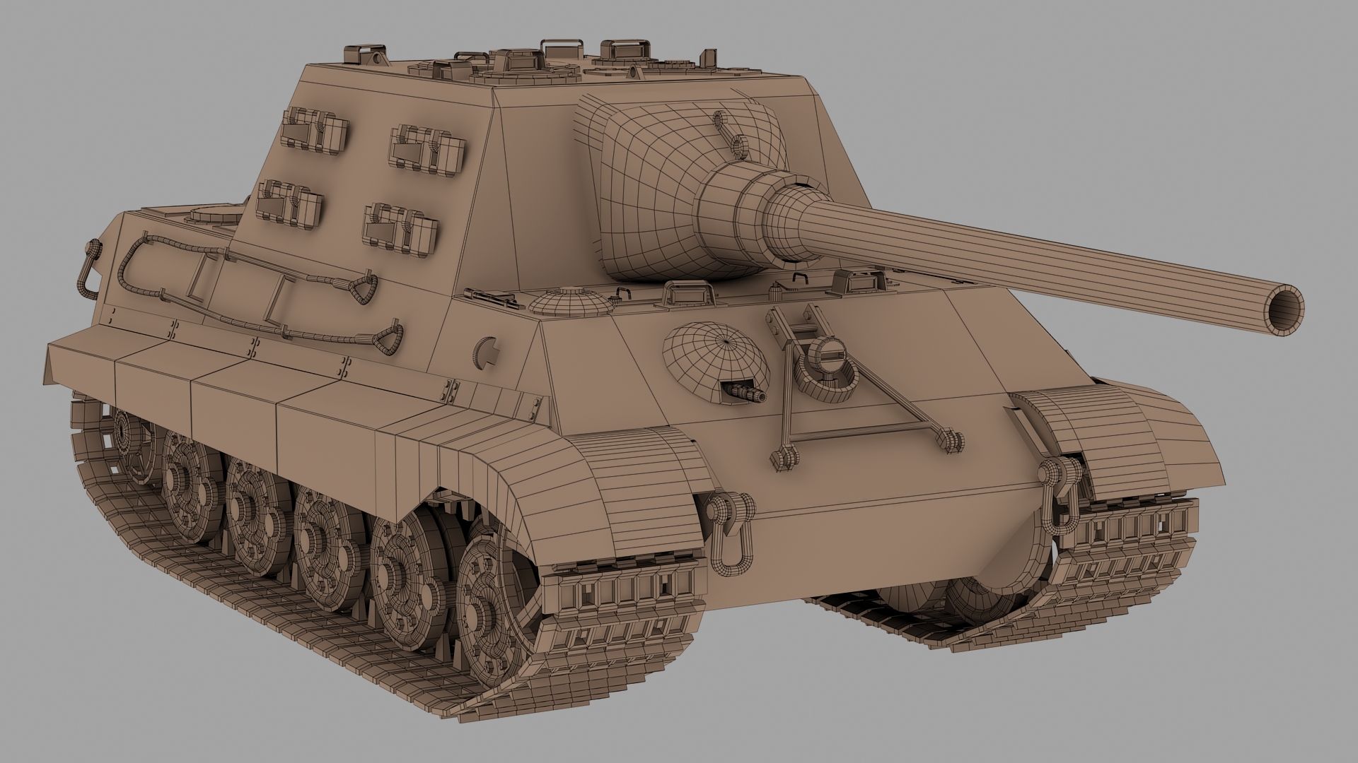 Ww2 sdkfz 186 jagdtiger 3D model - TurboSquid 1579320