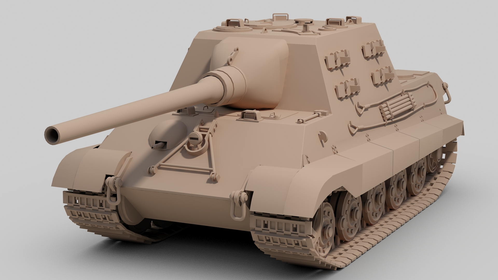 Ww2 sdkfz 186 jagdtiger 3D model - TurboSquid 1579320