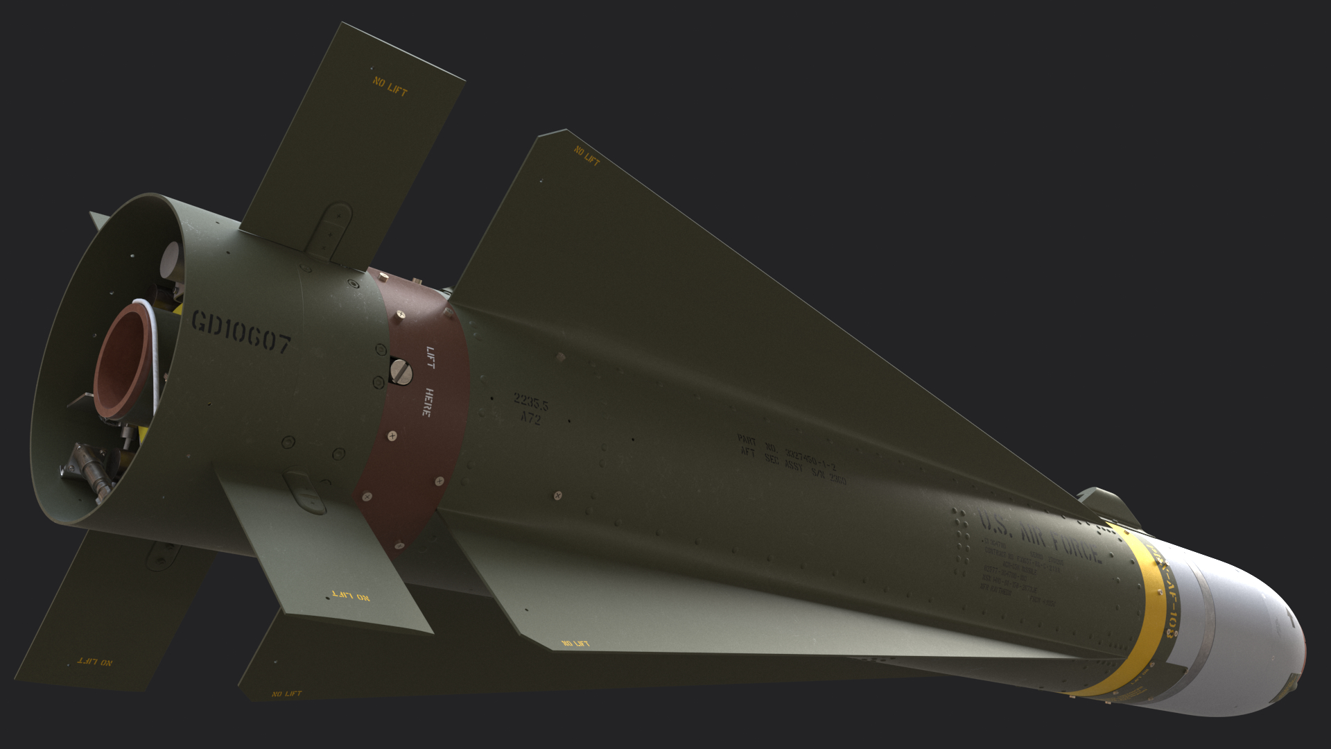 AGM-65K 特立独行3D模型 - TurboSquid 1579567