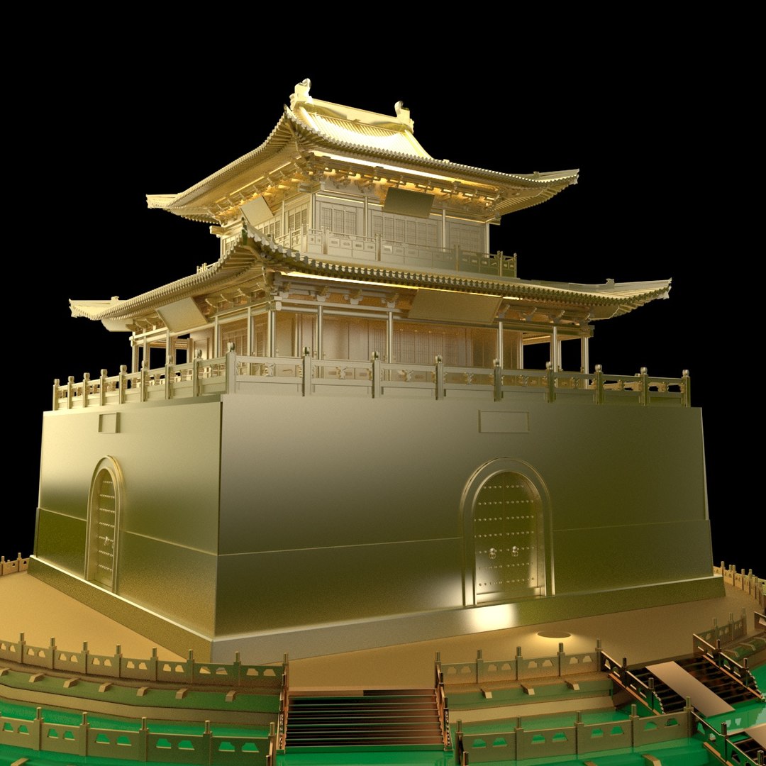 3D chinese ancient house model - TurboSquid 1579560