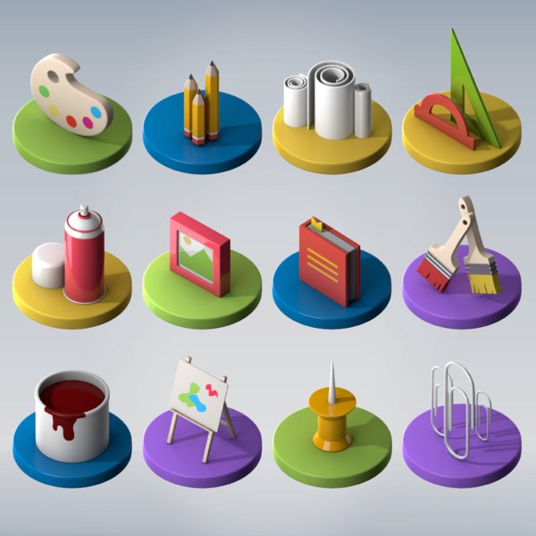 3D Isometric Models | TurboSquid