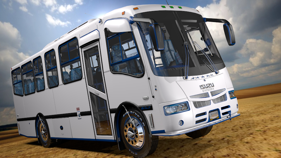 Encava bus e-nt610ar isuzu 3D - TurboSquid 1580801