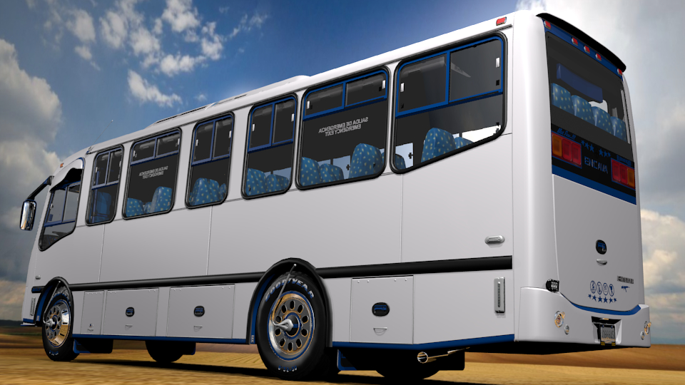 Encava bus e-nt610ar isuzu 3D - TurboSquid 1580801