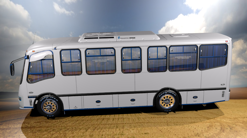 Encava bus e-nt610ar isuzu 3D - TurboSquid 1580801