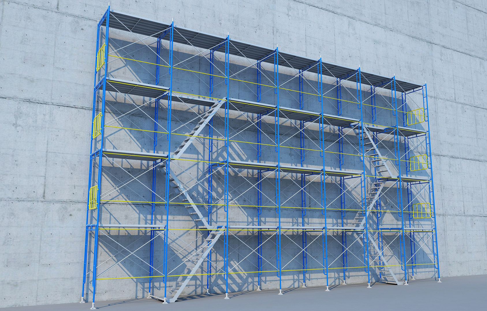 3D scaffold construction model - TurboSquid 1580026