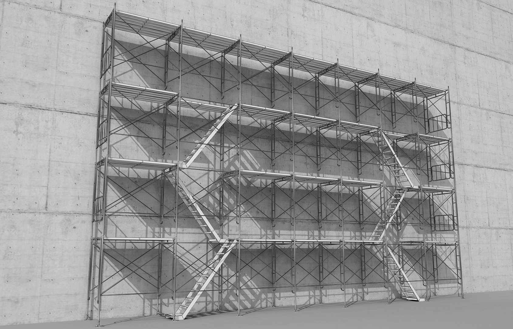 3D scaffold construction model - TurboSquid 1580026