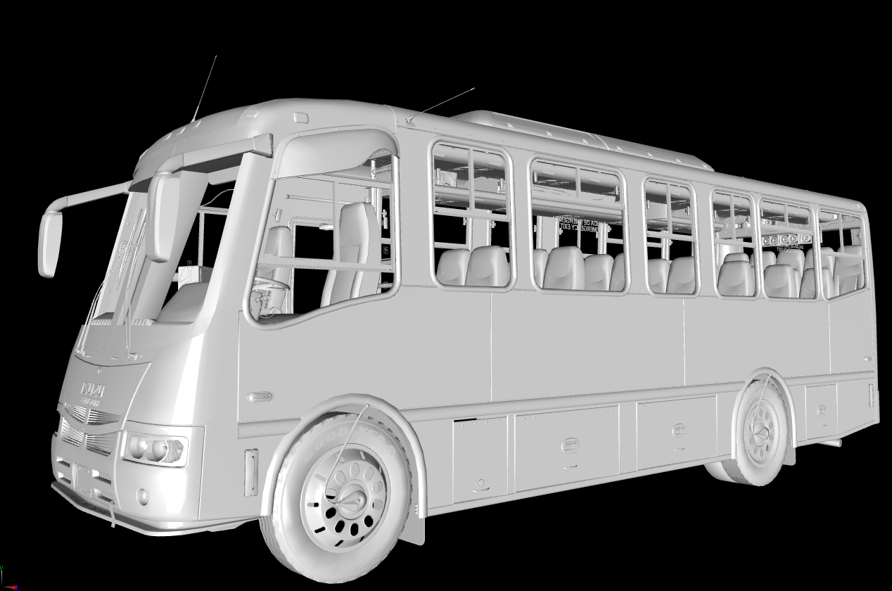 Encava bus e-nt610ar isuzu 3D - TurboSquid 1580801