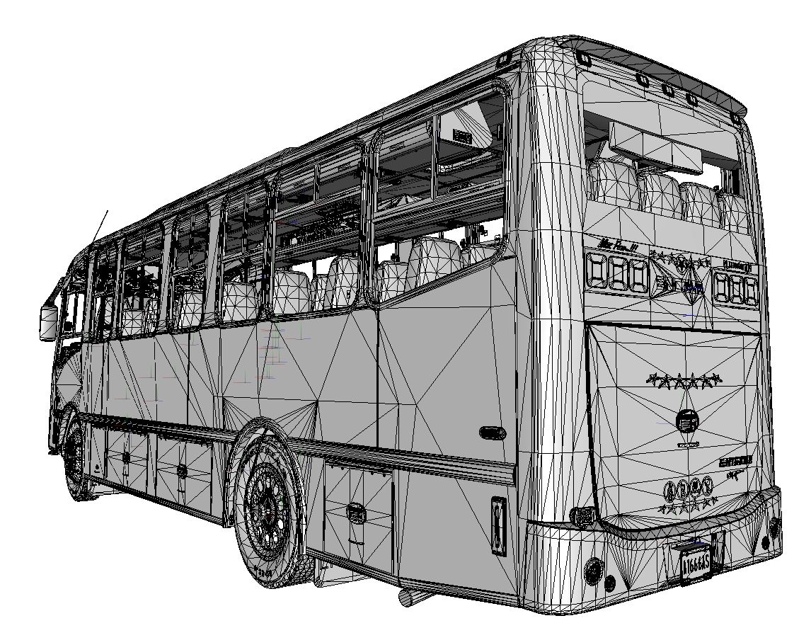 Encava bus e-nt610ar isuzu 3D - TurboSquid 1580801