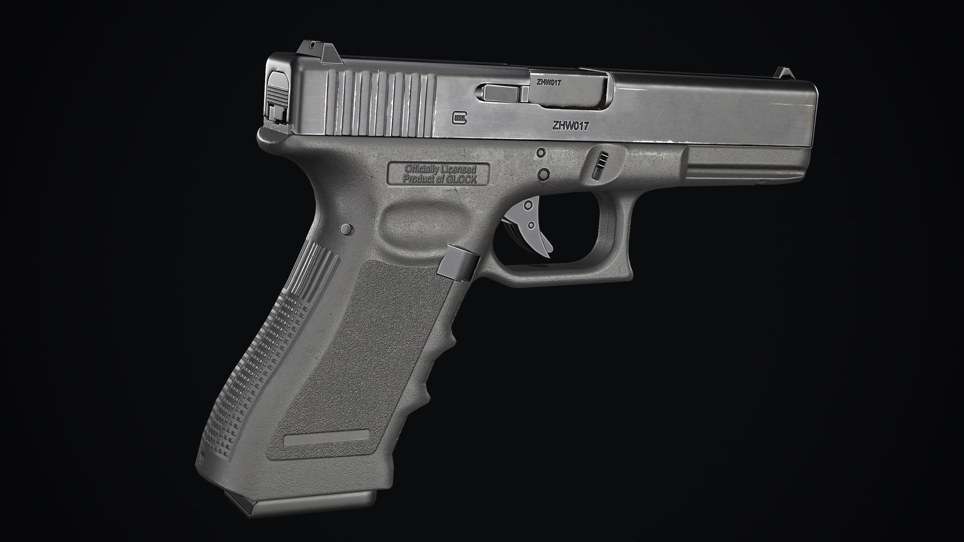 3D модель Glock 17 - TurboSquid 1580085