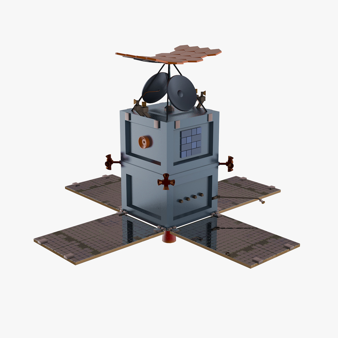 Generic satellite solar model - TurboSquid 1580174