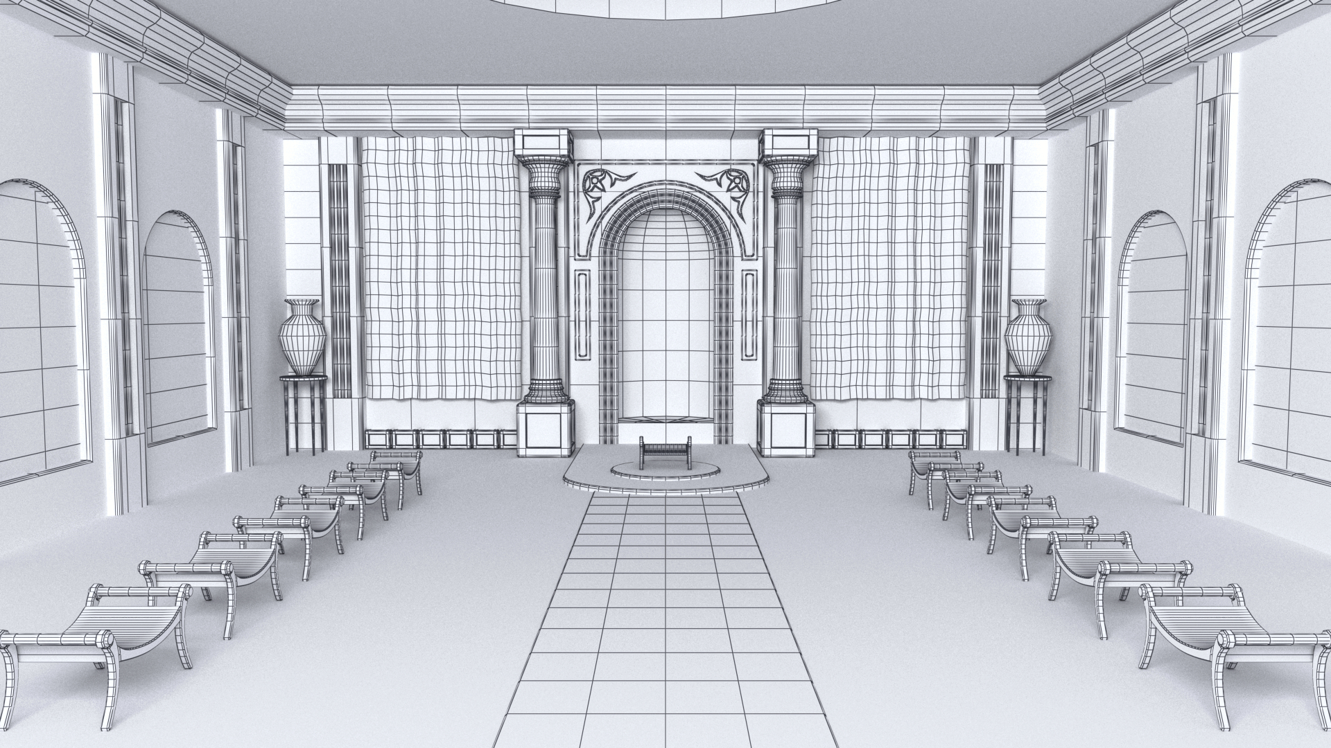 Interior arabic palace 3D model - TurboSquid 1580166