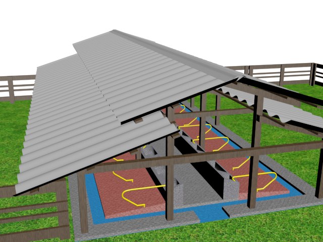 Dairy farm design model - TurboSquid 1580162