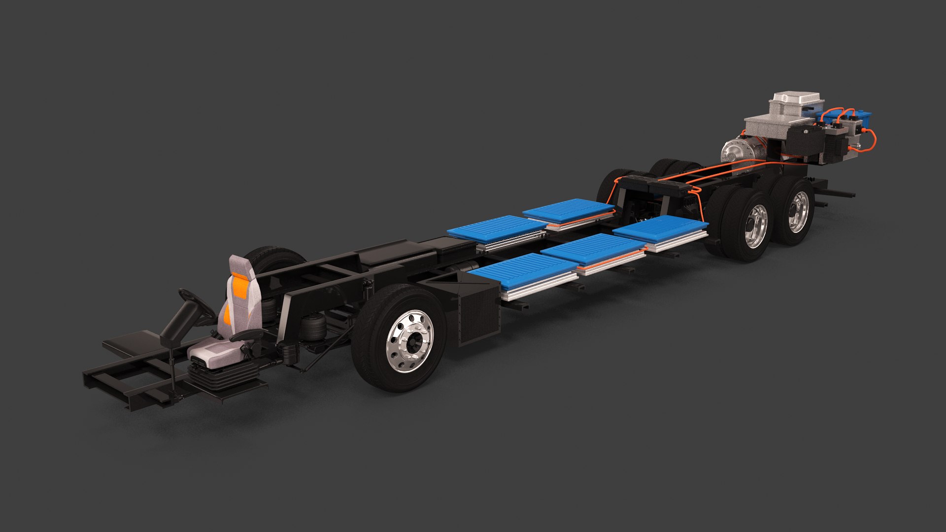 3D model electric bus chassis - TurboSquid 1580151